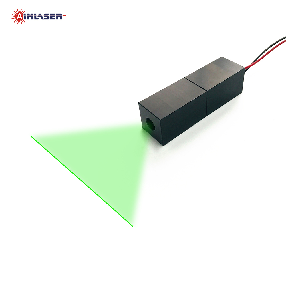 520nm 50mW Powell Lens High Uniformly Green Line Laser Module for Smart ...