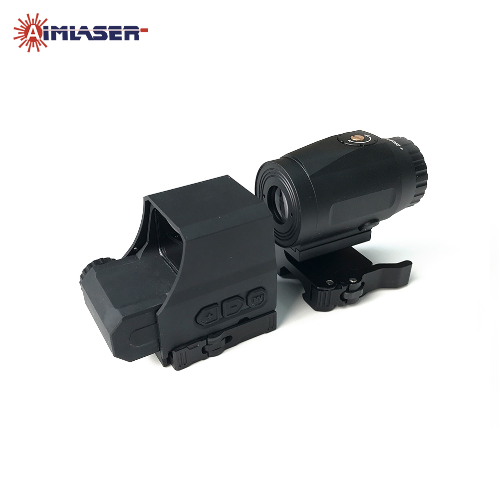 AIMLASER Holographic Weapon Sight and 3X Magnifier for Military and ...