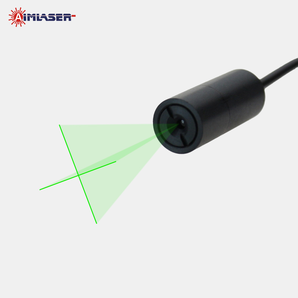 Green Cross Line Laser Module 520nm 10mW for Crosshair Laser Alignment ...